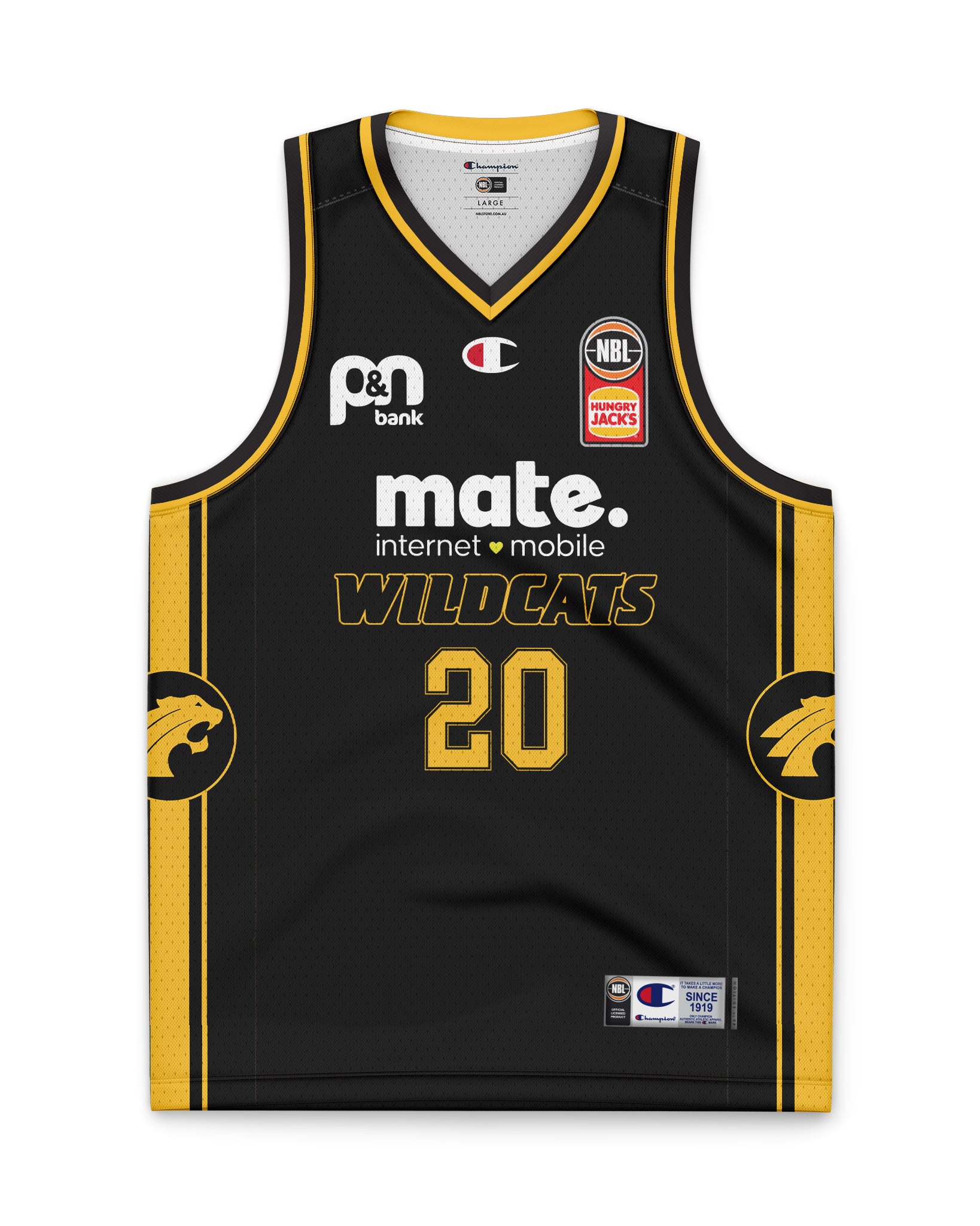 Perth Wildcats 23/24 Retro Round Youth Jersey - Alexandre Sarr ...